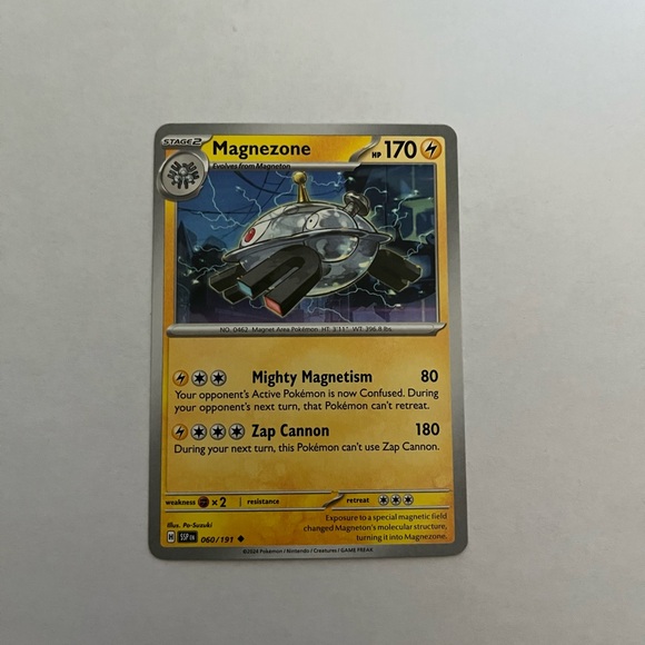Pokemon | Toys | Magnezone 6091 Sv08 Surging Sparks Regular | Poshmark